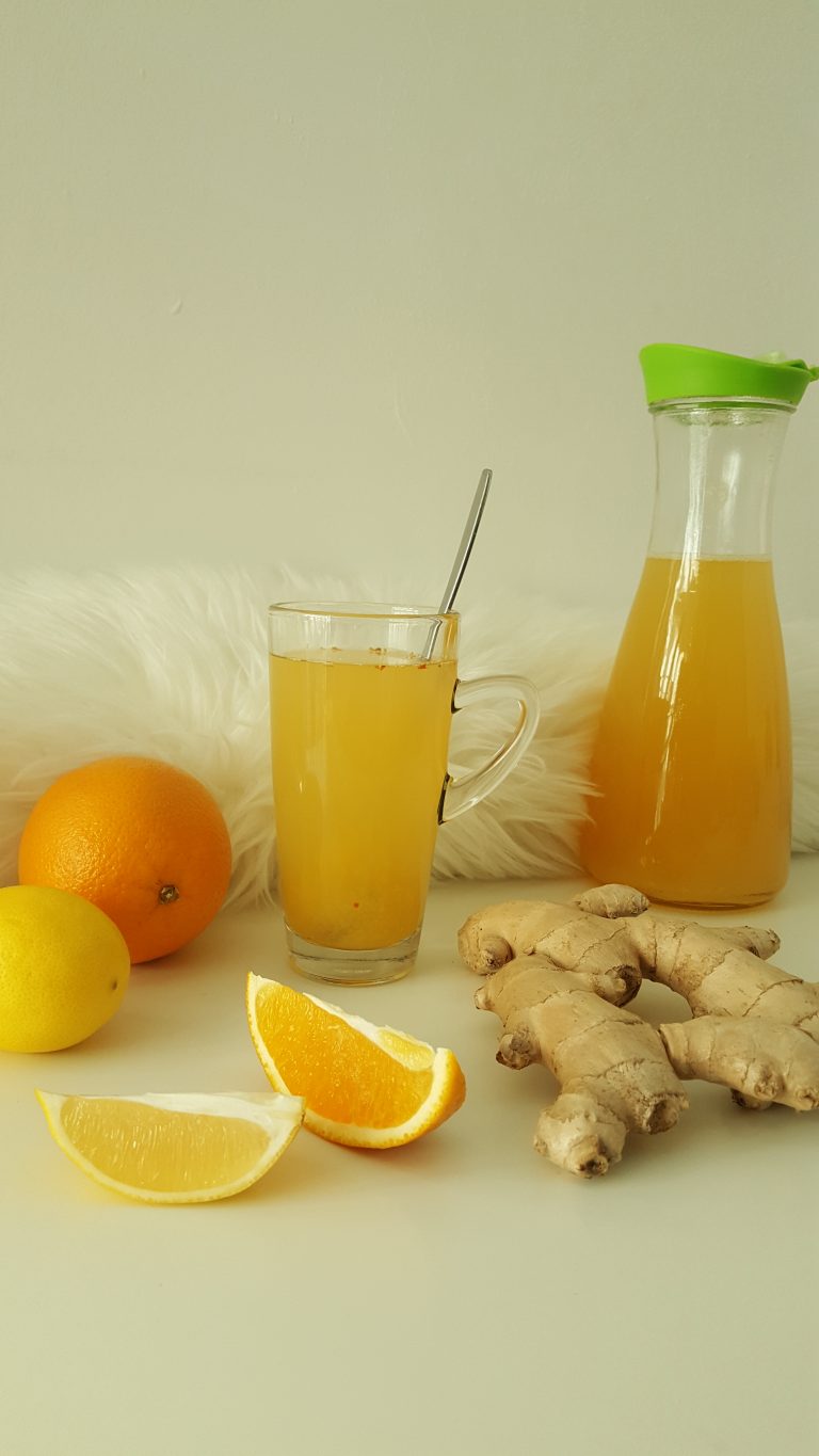 Ginger Tea with Oranges – Meri's cooking time